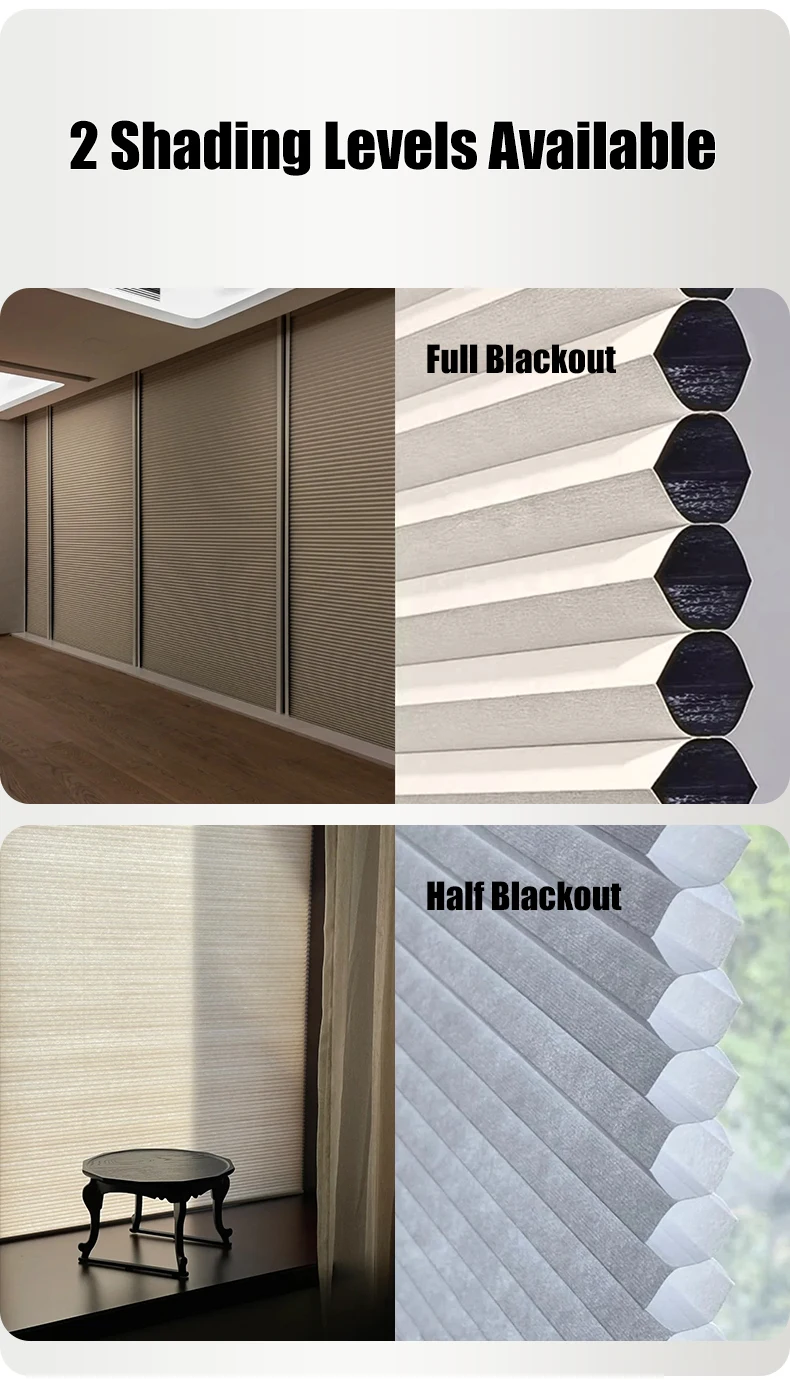 Motorized Window Honeycomb System No Drill Honeycomb Blinds Fabrics Cellular Shades - Buy Home ...