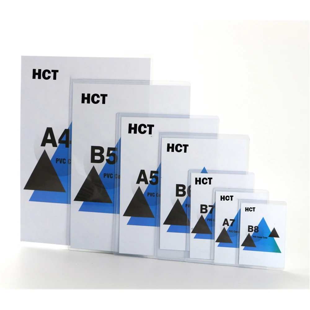 Custom Clear Plastic Document Protectors - Vintage Style