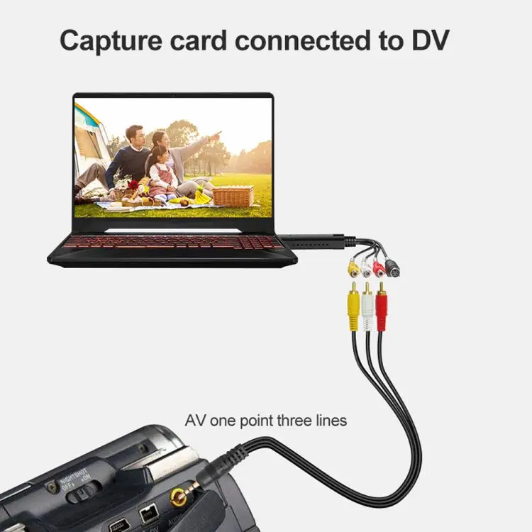 VHS to Digital Converter USB 2.0 Video Converter Audio Capture Card VHS ...