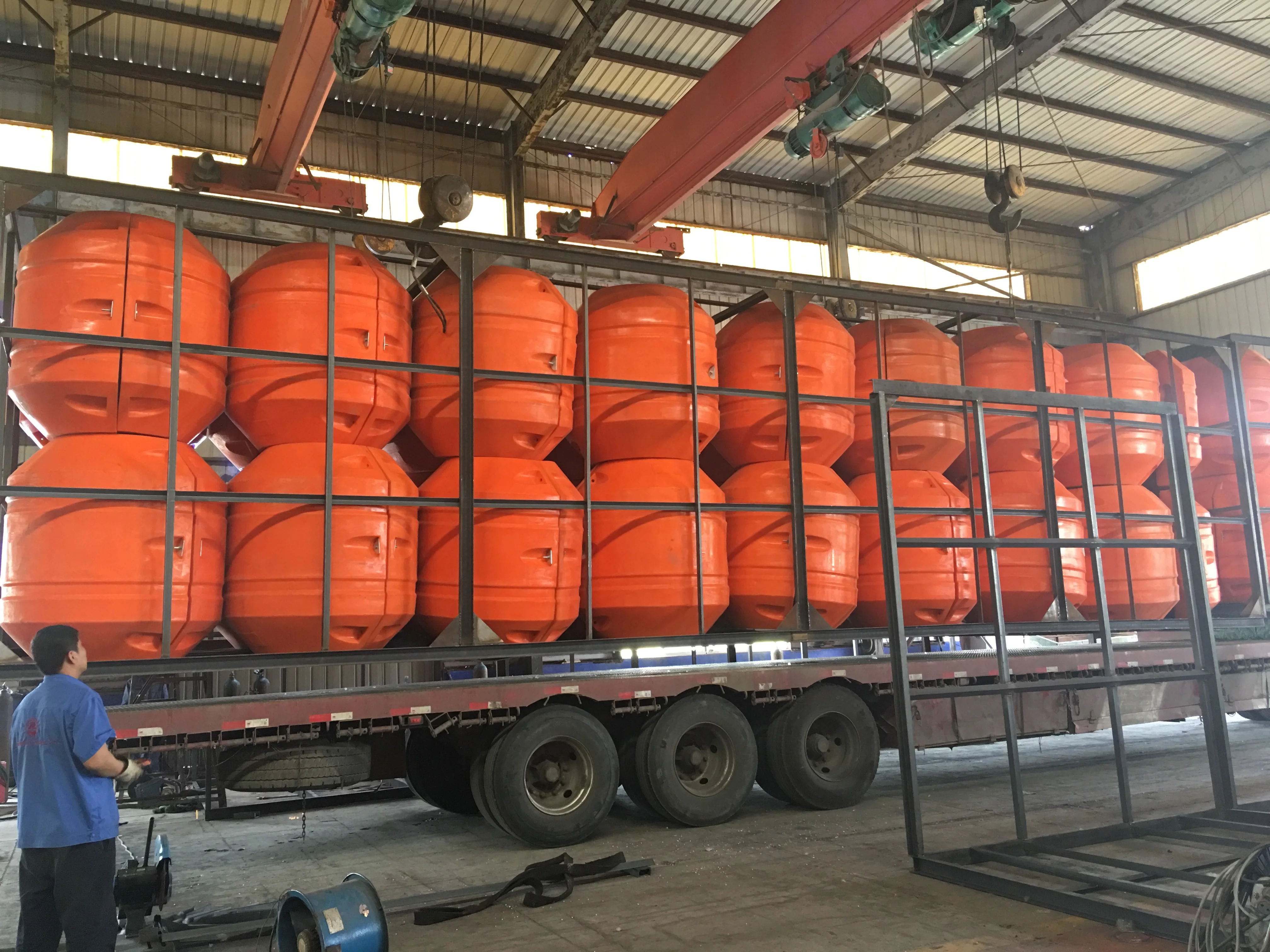 Rotational Mould Pipe Floater Pontoon Pipeline Floater Dredging Pipe ...