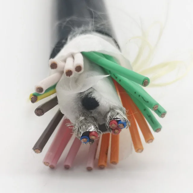 24 Core Rov Power Signal Control Cable Underwater Dive Umbilical Cable ...