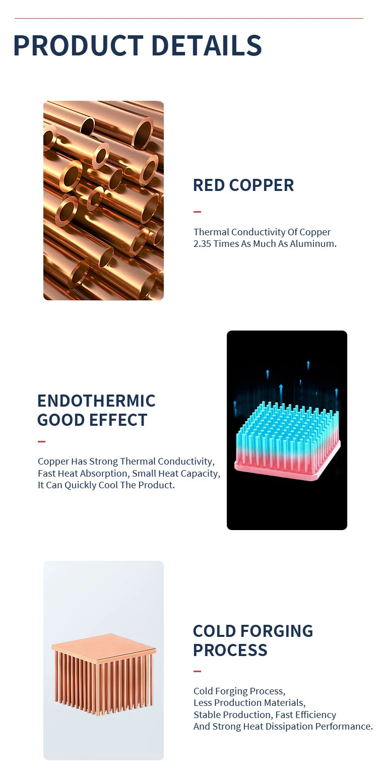 Custom Copper Pin Fin Heatsink - Efficient Cooling Solutions