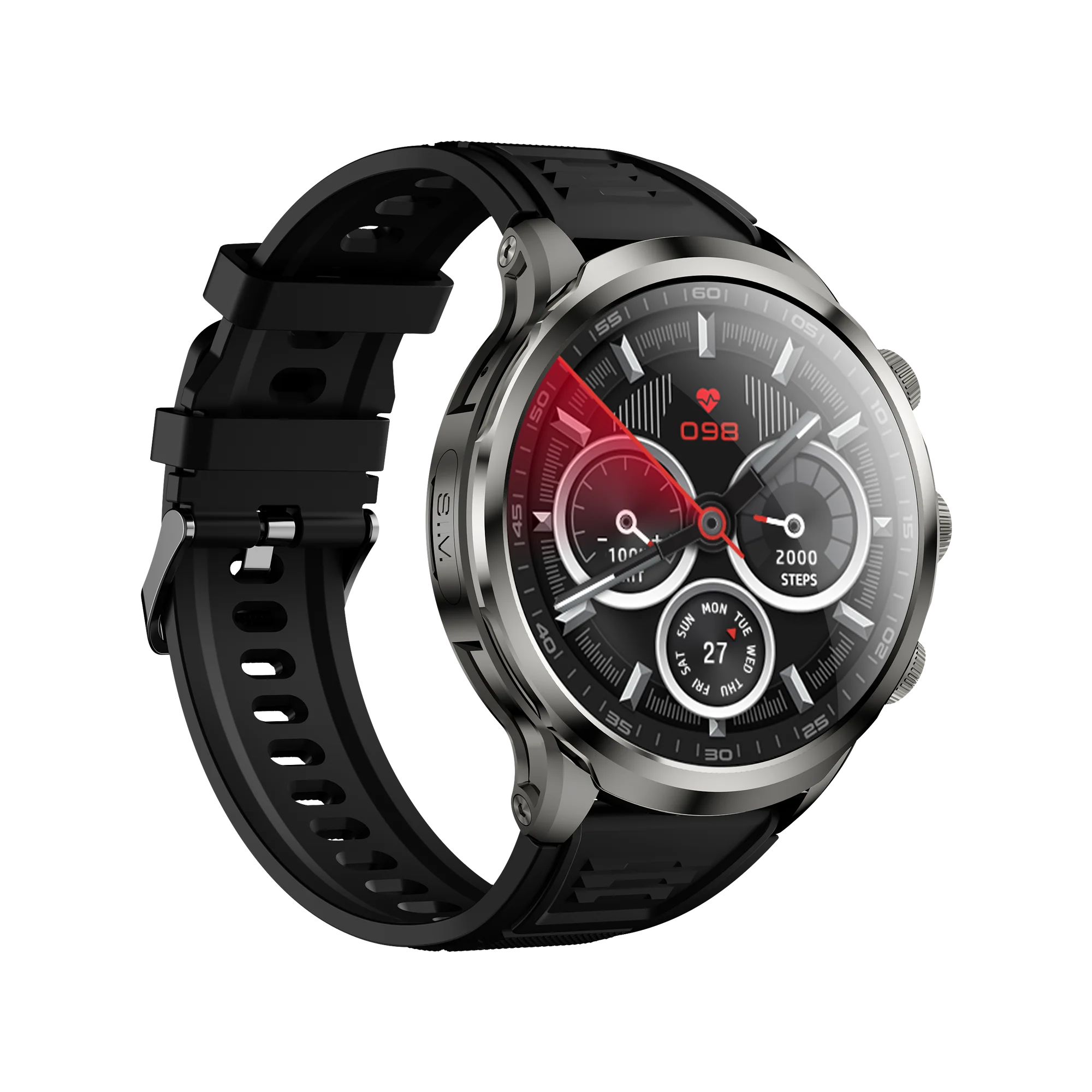 Android Ip67 Smart Watch Hd Screen Gps Speed Heart Rate Tracker ...