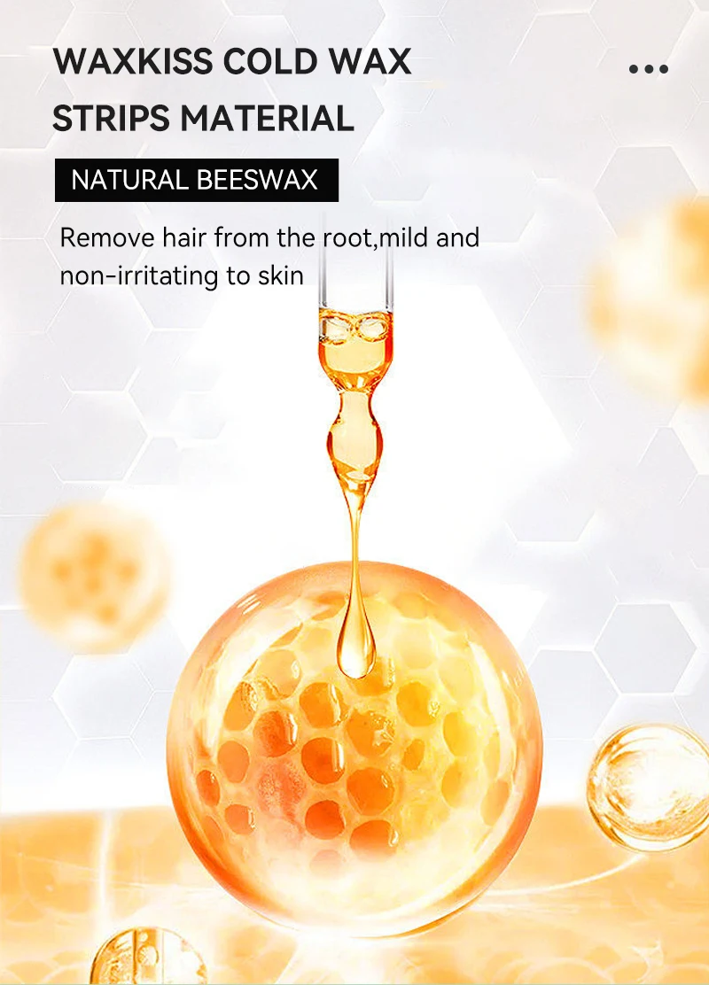 OEM Private Label Organic Cold Soft Wax Strip Depilatory