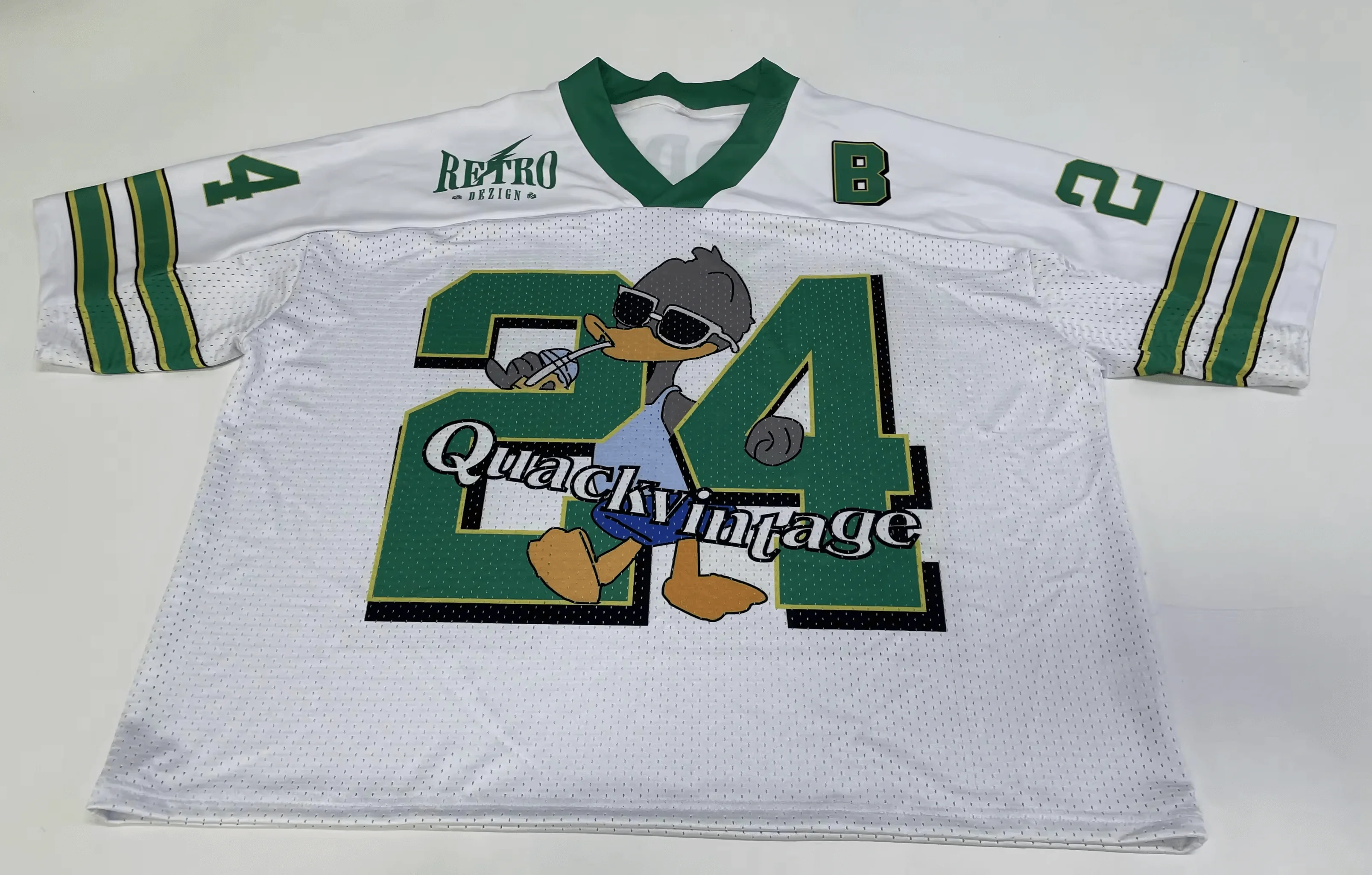 Custom Sublimated Luxury V-Neck Mesh American Football Jersey Sports ...