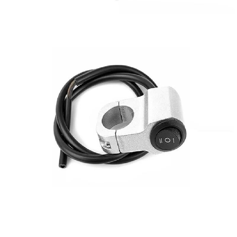 22mm Motorcycle Handlebar Headlight Switch - Aluminum Alloy