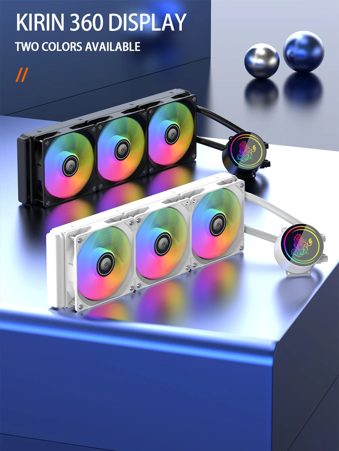 PC Liquid Cooler Cpu Water Cooling System ARGB Fan Liquid Computer ...