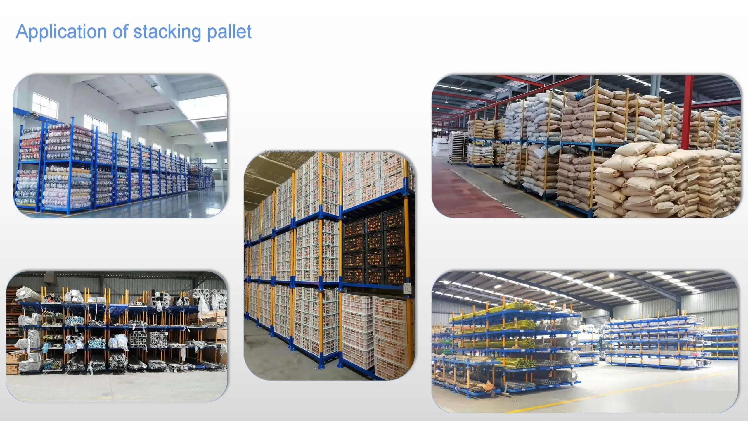 Warehouse Cargo Post Stillages Logistics And Transport Detachable ...