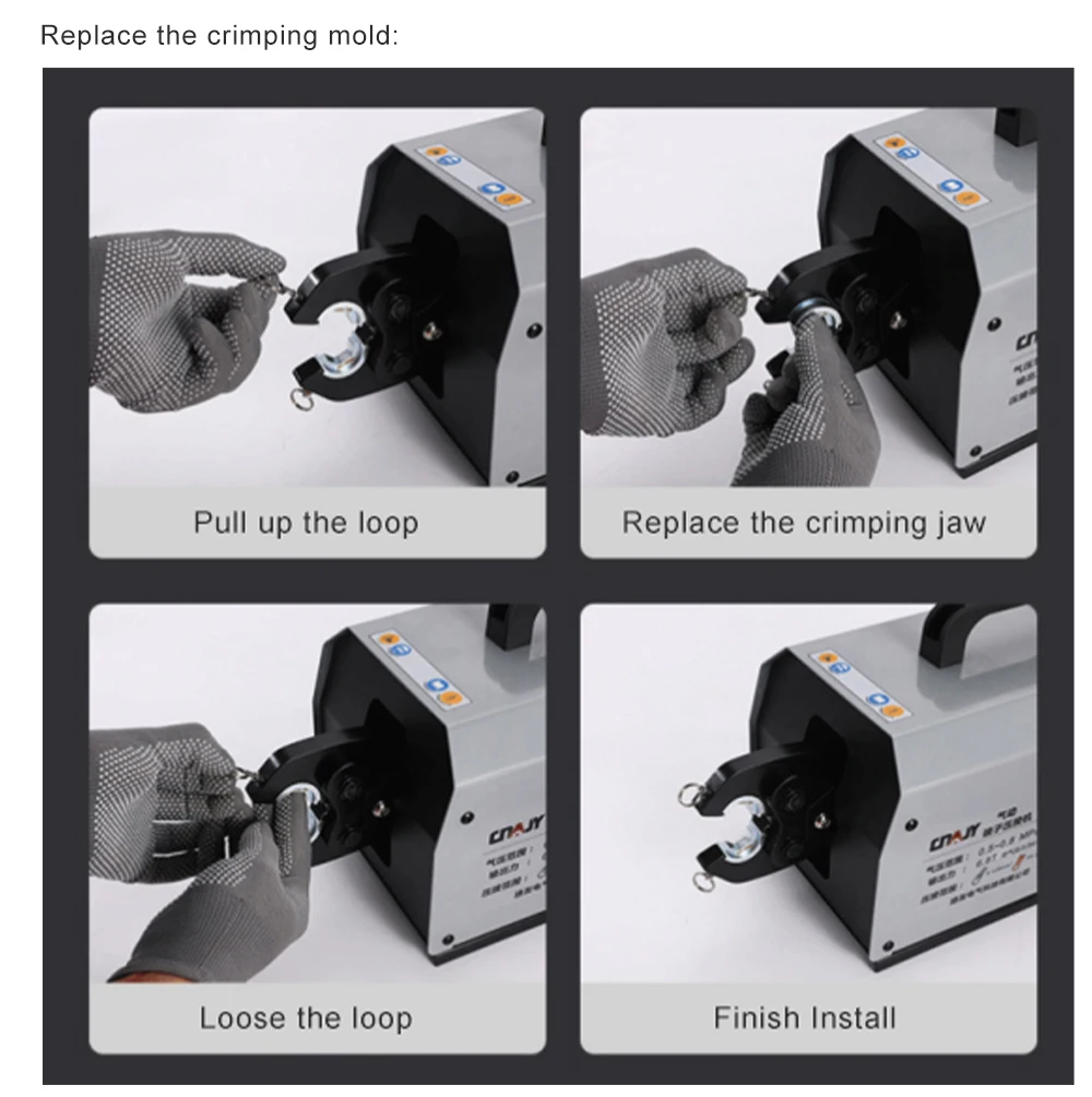 AM-120L Pneumatic Terminal Crimping Machine by EASTONTECH
