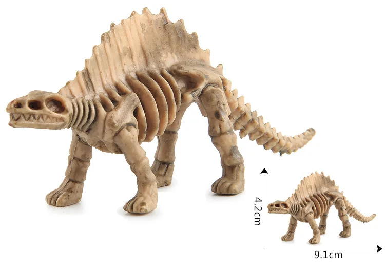 2024 3D Fossils Plastic Dinosaur Figurines - Educational Toys
