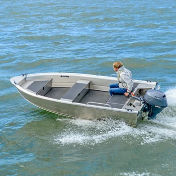 Ecocampor New High Quality 14 Foot V-hull Aluminum Fishing Hunting ...