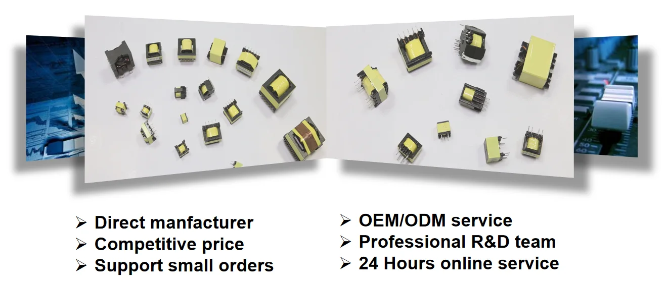 ETD42 ETD59 Large High Frequency Ferrite Core SMPS Transformer 12V