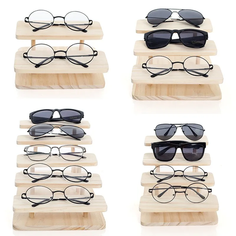 Wooden Glasses Display Tray Storage Rack Sunglasses Myopia Glasses ...
