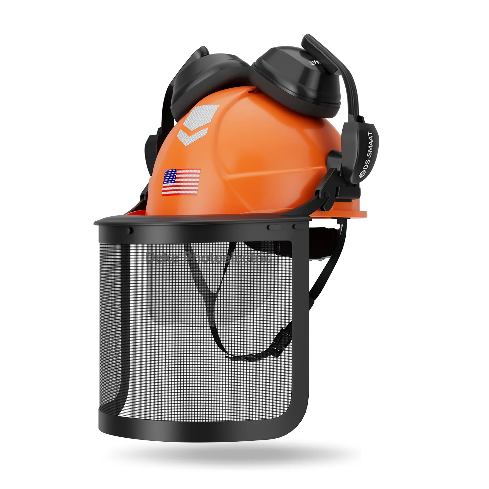 DEKE 5in1 Chainsaw Helmet With Double Shield&Earmuffs Forest Hard Hat ...