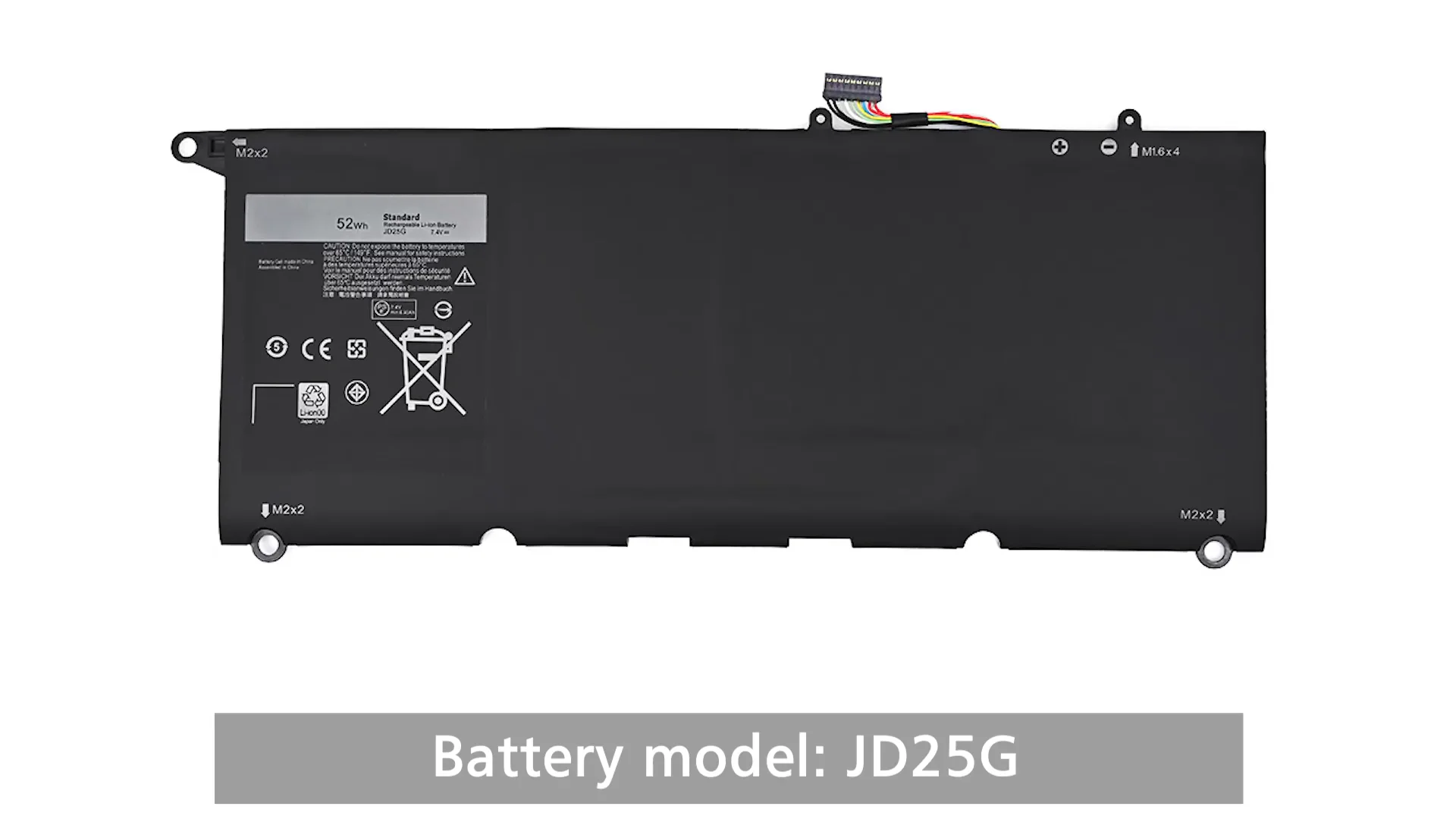 Bk-dbest 90v7w Jhxpy Jd25g 090v7w Laptop Battery For Dell Xps 13 9343 ...