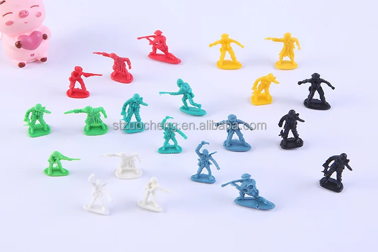 Mini Army Soldiers Action Figures - 3CM Plastic Toy Soldiers - Military ...