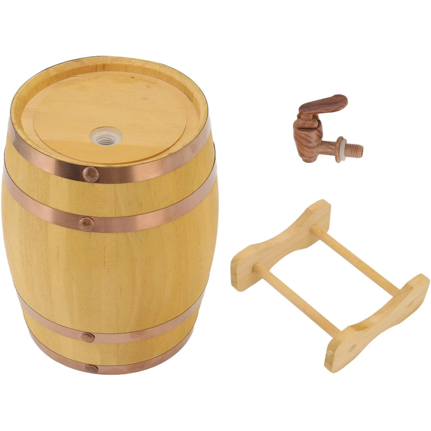 4 1-liter Cask Cocktail Tequila Spirit Whiskey Dispenser with Stand for ...