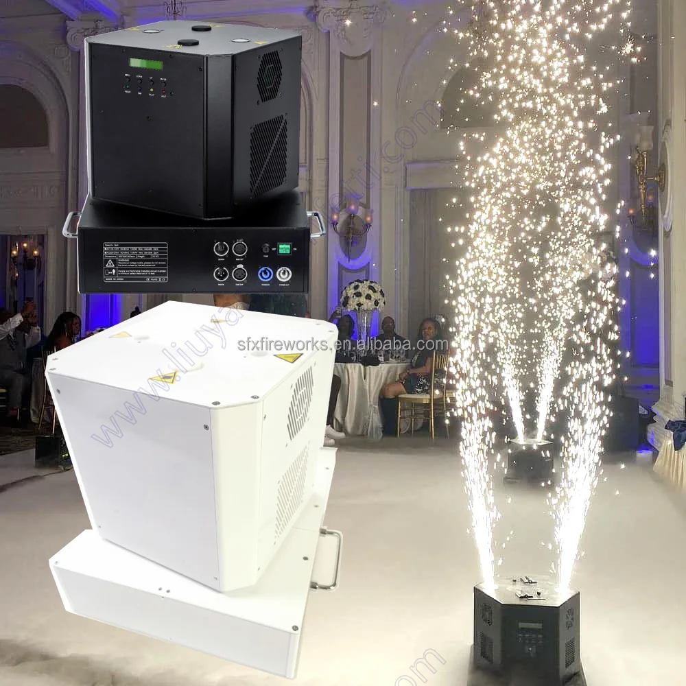 Dual Head Rotation Sparklers Fireworks Cold Flame Sparkuler Spin ...