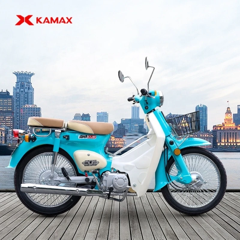 Kamax Vintage Gas Super Cub 110cc Cub Street Road Motorcycle Gas Moped ...