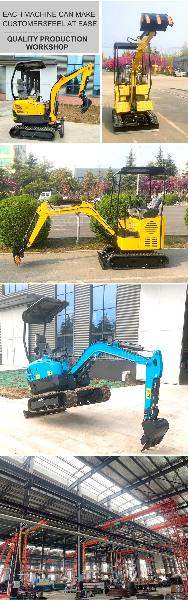 Chinese Crawler Small Digger Minipelles 2.0 Ton Mini Excavator For Sale ...