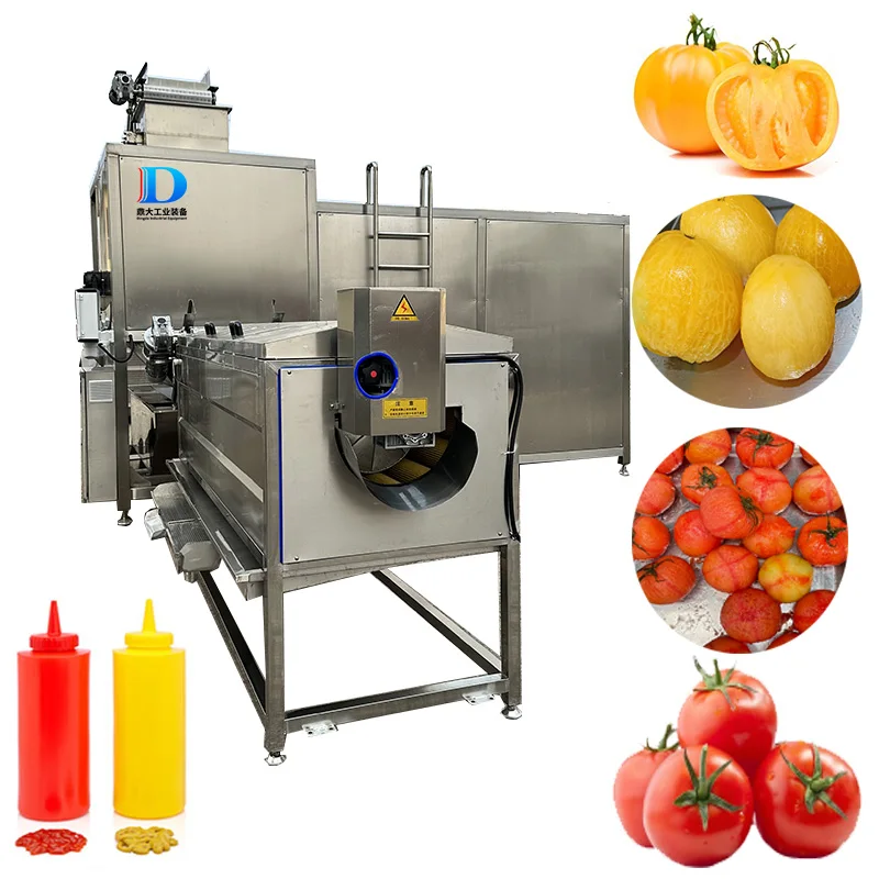 Potato Cassava Carrot Tomato Fully Automatic Steam Peeler