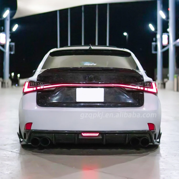 Lexus IS250/IS300 Carbon Fiber Rear Spoiler Diffuser Kit