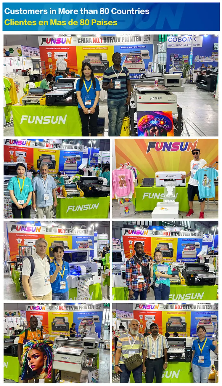 Funsun A3 Desktop DTF Printer for T-Shirt Printing & Fabric OEM