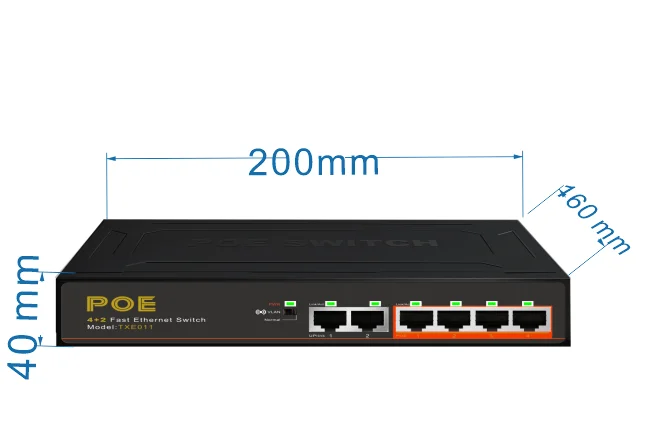 Reverse Poe Switch 10/100/1000m Gigabit Ethernet Switch 8 Rj45 Lan Utp ...