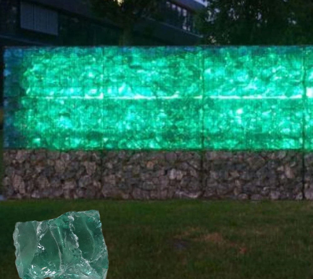 Garden Gabions Slag Glass Rocks for Sale - Decorative Landscaping