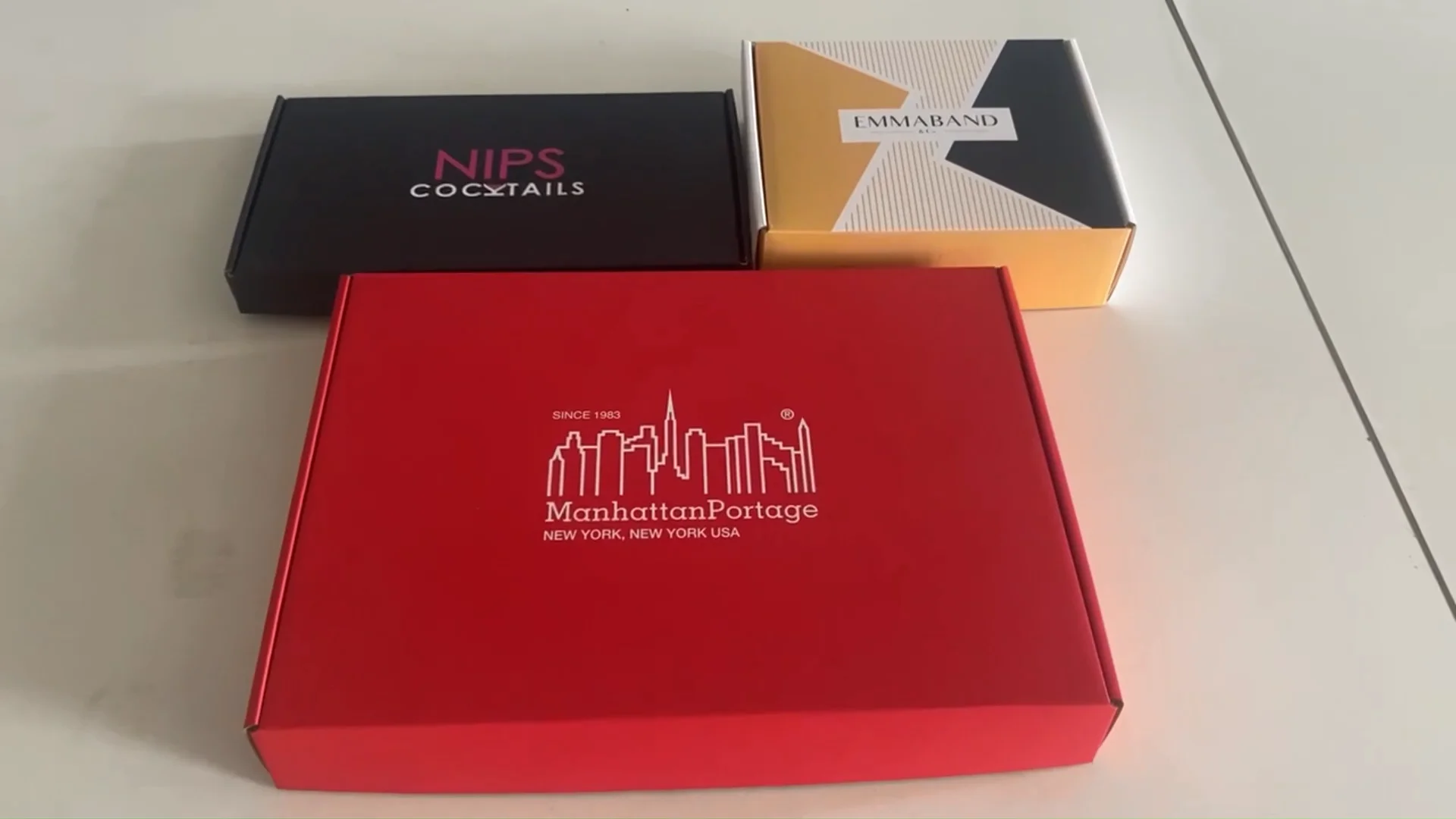 Custom Plain White Kraft Corrugated Cardboard Carton Shipping Hard ...