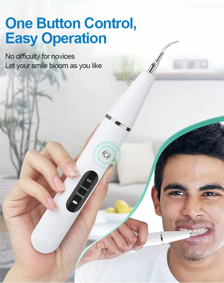Professional Portable Sonic Tooth Cleaner Tartar Remover Teeth ...