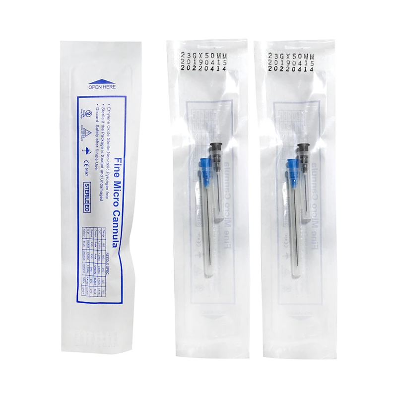 Dermal Hypodermic Filler Cannula Needle Blunt Tip Injectable Micro ...