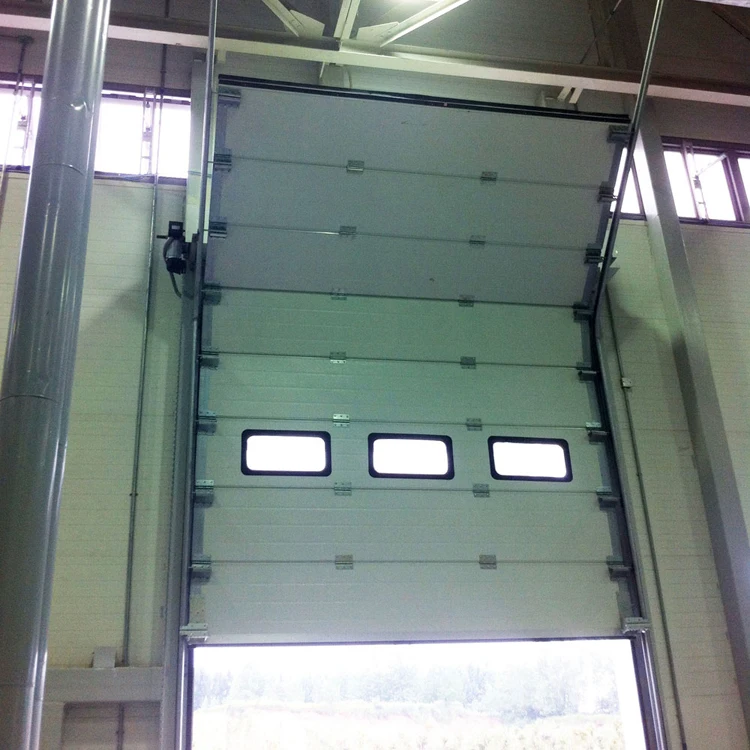 Pabrik Vertikal Sectional Industri Mengangkat Pintu Industri Overhead ...