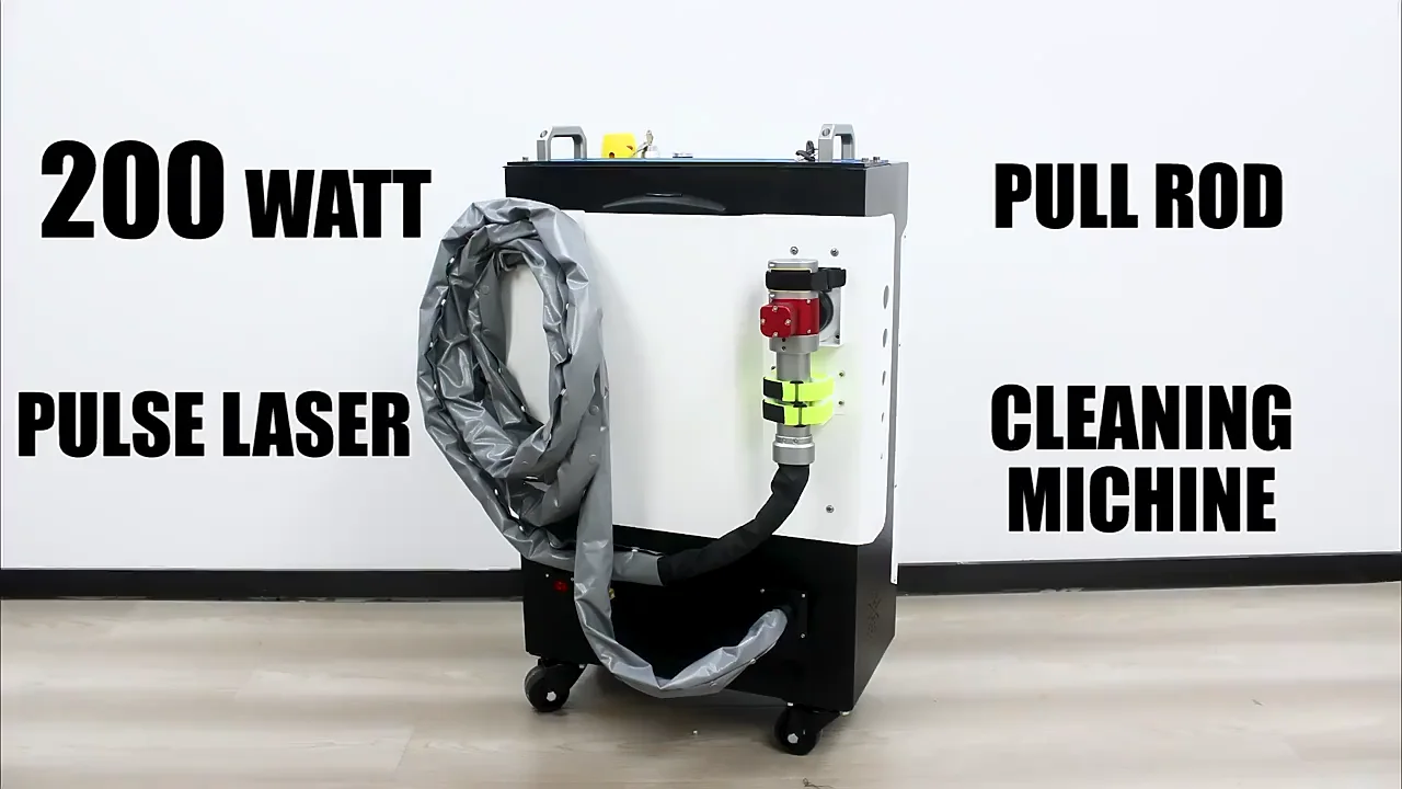 Professional Factory Pulse Fiber Handheld Laser Cleaner For Paint Rust ...