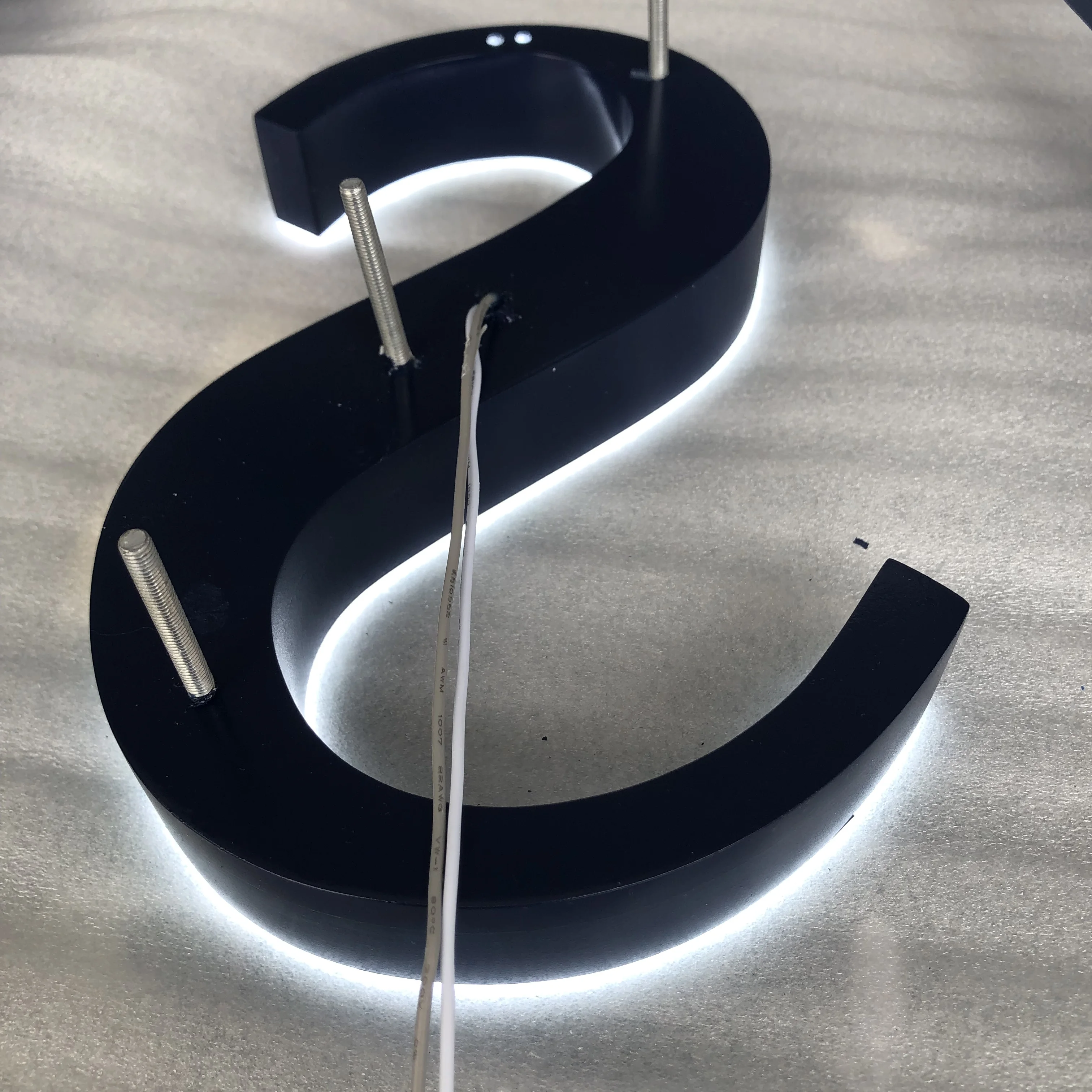 Custom Outdoor 3D Letter Led Sign Channel Letter Sign With Led Lights ...