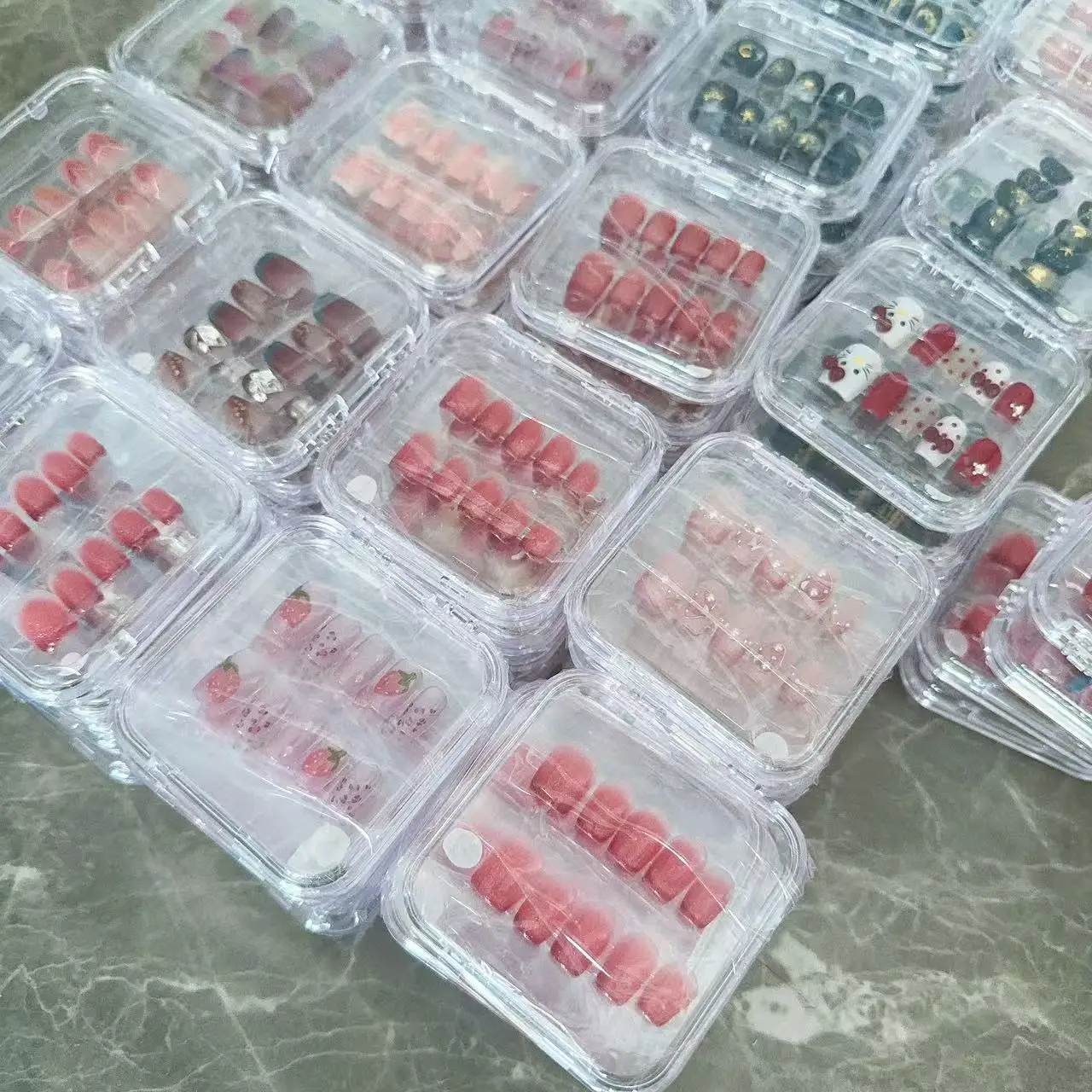 Custom Packaging Wholesale Design Nails Press on Acrylic