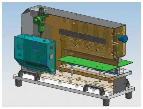 Pneumatic Guillotine FR4 PCB Cutting Machine - YUSH