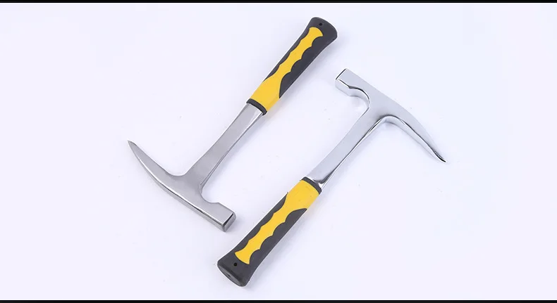Stainless Steel Geology Claw Hammer Mining Hammer Wrapped Plastic ...