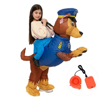 Huayu Halloween Party Supplies Kids Inflatable Patrol Costume Riding On ...