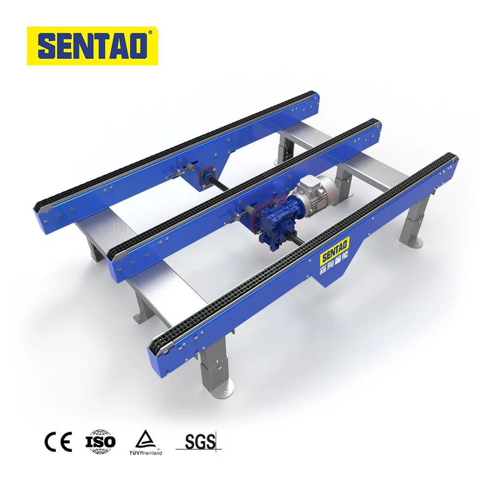 Sentao Conveying Pallets Cartons Drag Chain Conveyor Stainless Steel ...