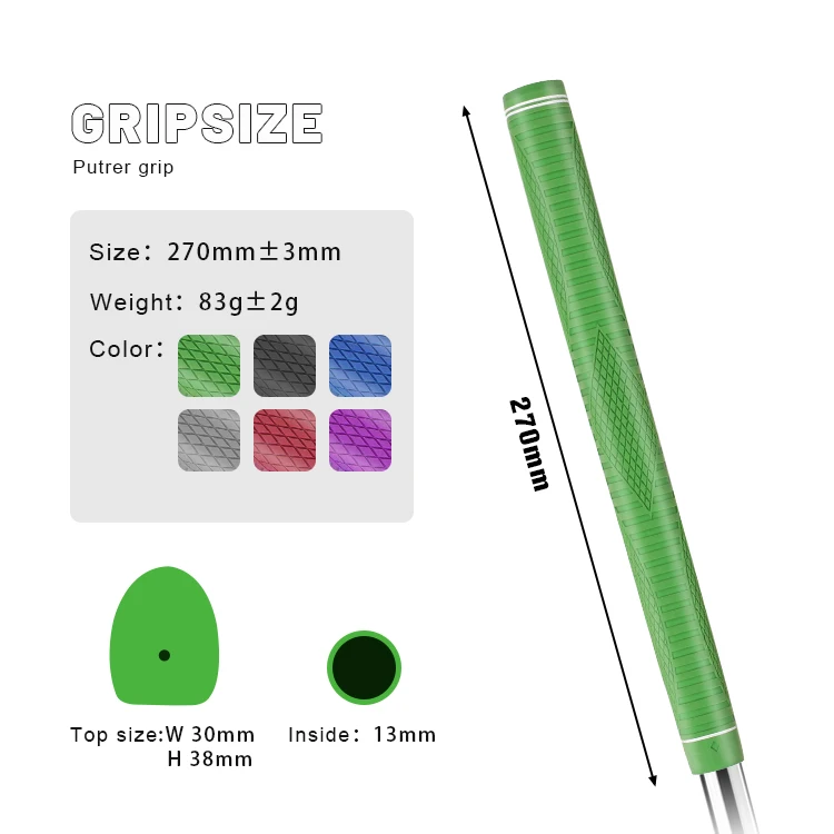 Topical Designs Rubber Grip Park Golf Custom 280mm Green Park Golf ...