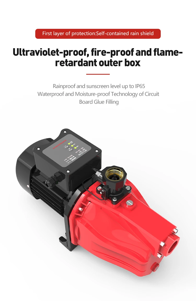 Jet Pump 110v60hz750w Intelligent Fully Automatic Boosting High Head ...