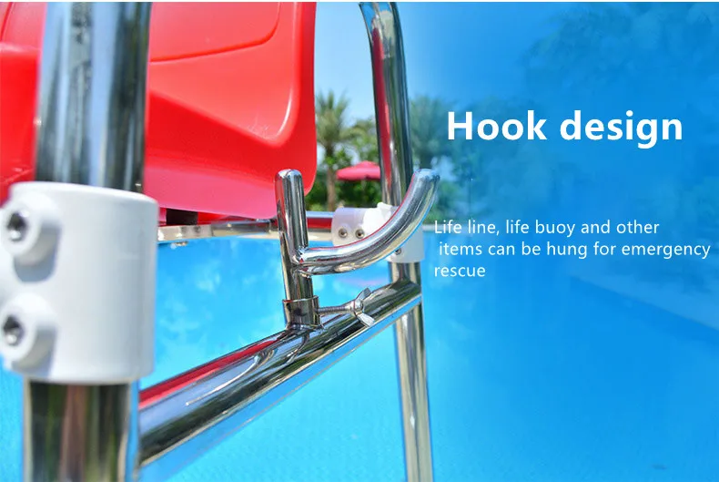 Stainless Steel Life Guard Chair - Durable & Detachable