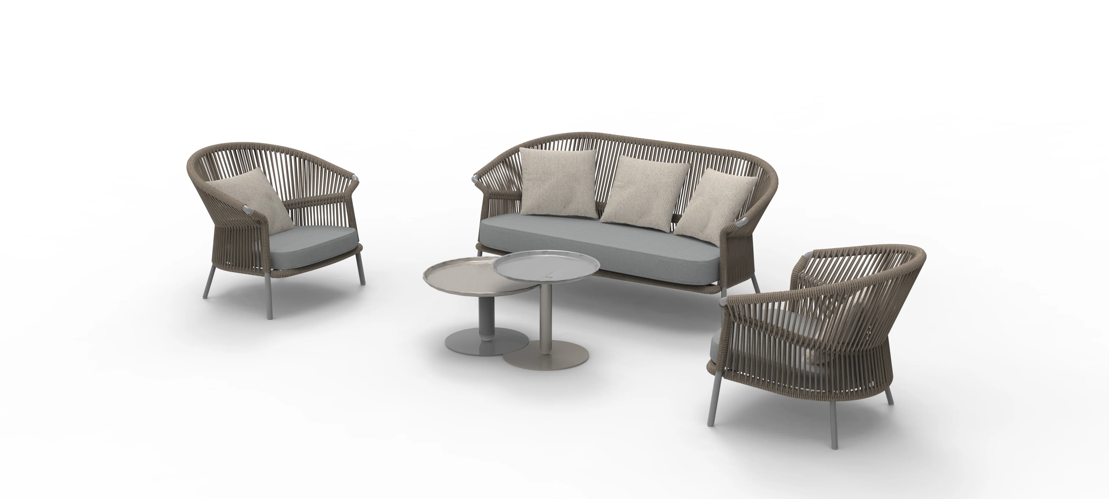 Outdoor Aluminum Frame Surinam Teak Wood Taiwan Acrylic Garden Patio ...