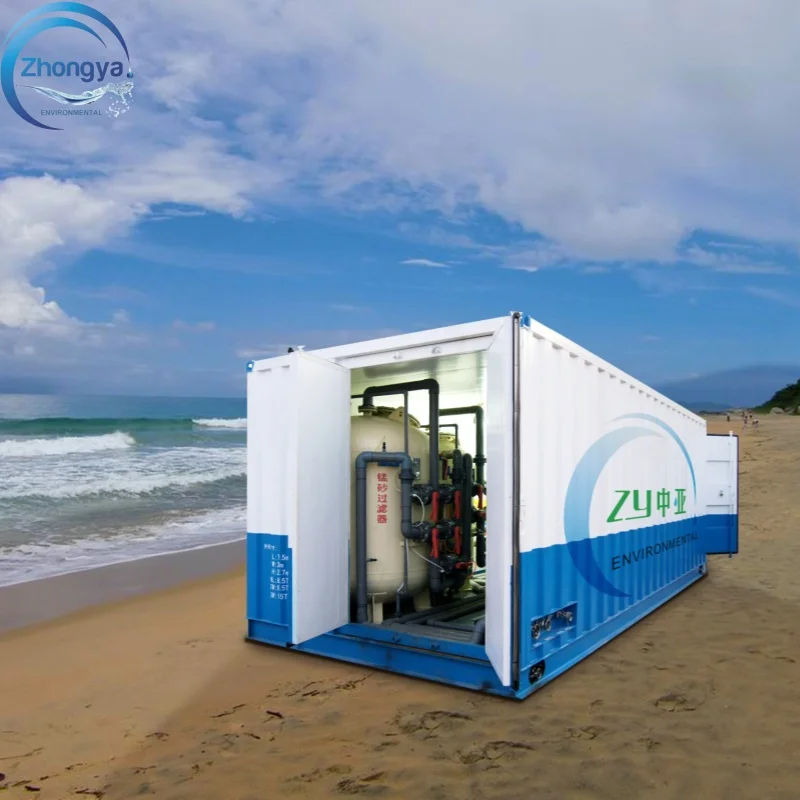 5000l/h Island Resorts Seawater Desalination System Watermaker Portable ...