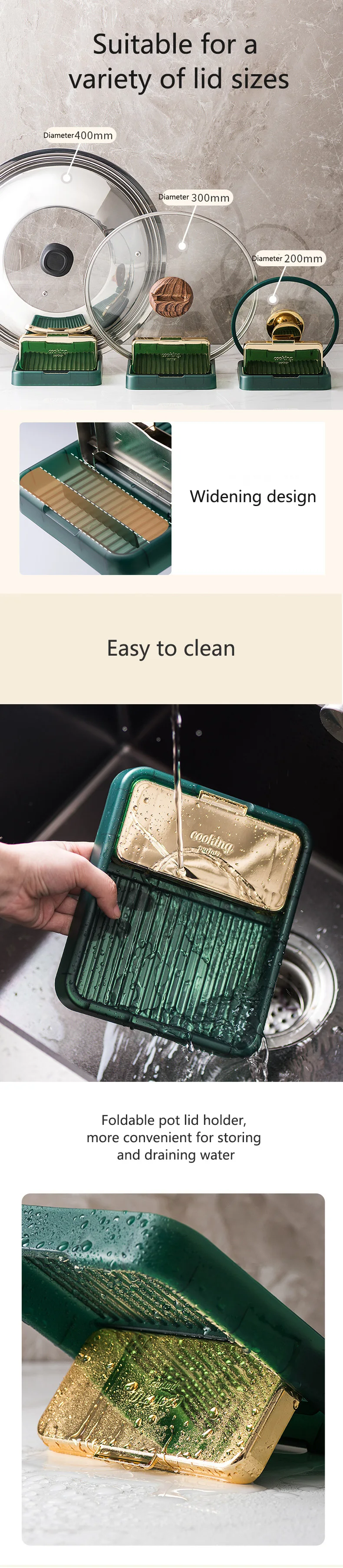 Wholesale Product Price Luxury Folding Spoon Rest Storage Rack Spoon ...