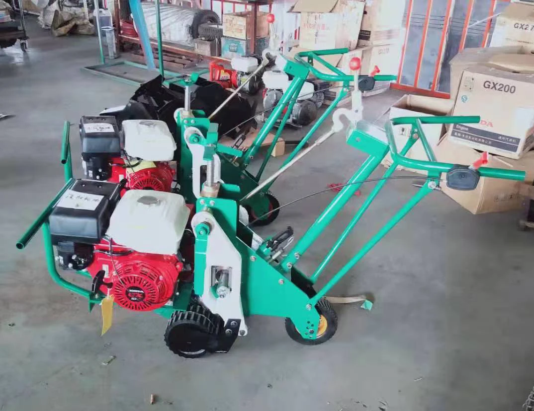 Big Roll Turf Mower Petrol Sod For Garden Grass Cutting Hand Lawn ...