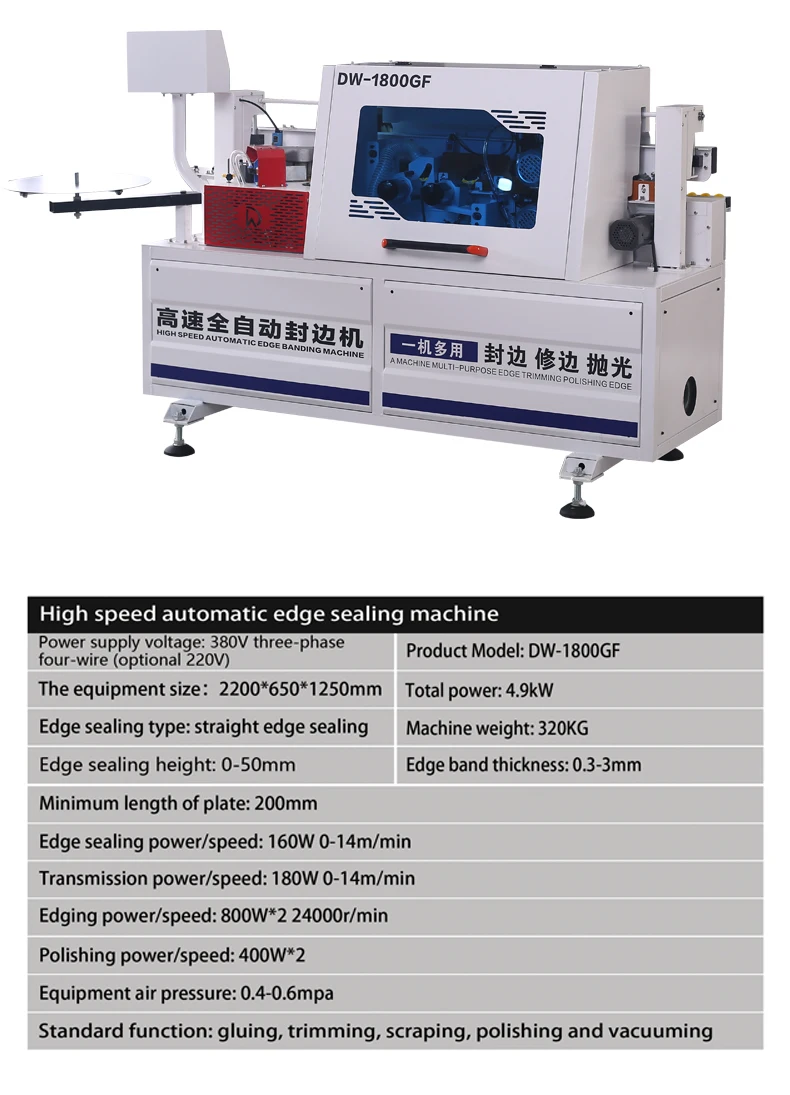 High Quality Automatic Wood Veneer Edge Banding Machine