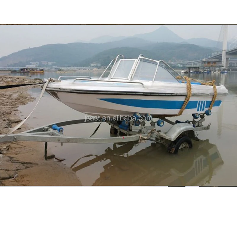 Fast Speed Boat with Fiberglass Hull - 30 HP Motor for Sale