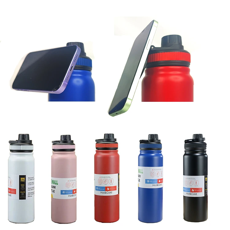 Water Bottle Magnet Top Magnetic Lid Water Bottle Phone Holder ...